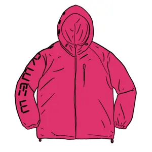 Supreme Digital Logo Track Jacket - Fuchsia