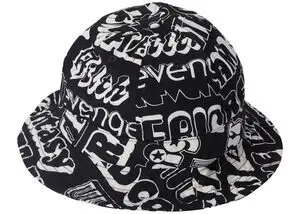 Supreme X Hysteric Glamour Text Bell Hat - Black