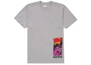 Supreme Does It Work Tee Shirt - Heather Grey
