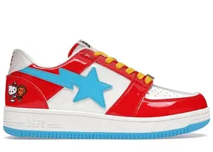 BAPE A Bathing Ape Bape Sta Low Baby Milo Hello Kitty Red/baby Blue/yellow