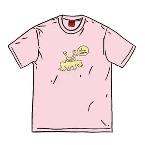 Supreme Daniel Johnston Frog Tee Shirt - Light Pink