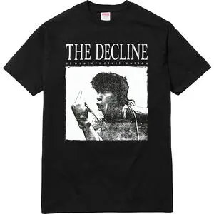 Supreme Decline Of Western Civilization Tee Shirt - Black