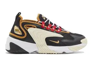 Nike Zoom 2k Icon Clash Sneakers - Black/metallic Gold/white