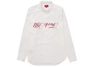 Supreme Jamie Reid Fuck All Shirt - White