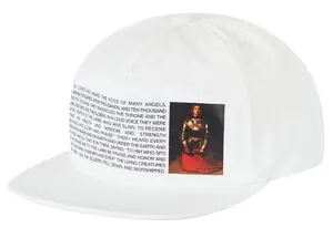 Supreme Joan Of Arc 5-panel Cap - White