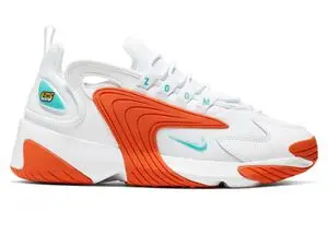 Nike Zoom 2k Icon Clash Sneakers - White/cosmic Clay/light Aqua