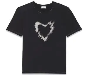 Saint Laurent Heart T-shirt