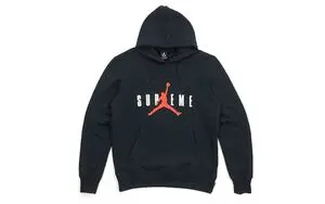 Supreme Jordan Hooded Pullover - Black