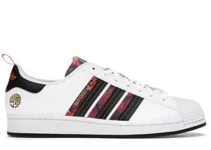 Adidas Superstar Chinese New Year Sneakers - Cloud White/core Black/scarelet Red