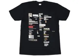 Supreme Cutouts Tee Shirt - Black