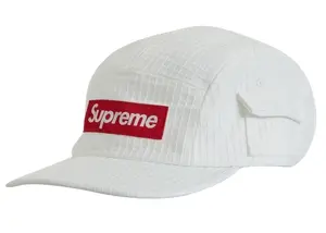 Supreme Denim Ripstop Camp Cap - White