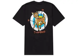 Supreme Deer Tee Shirt - Black