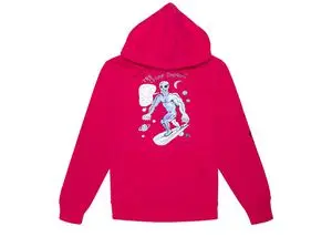 Supreme Daniel Johnston Hooded Sweatshirt - Fuchsia
