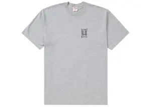 Supreme Dead Prez Tee Shirt - Heather Grey