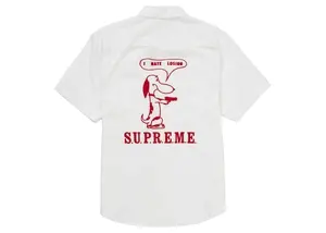 Supreme Dog Short Sleeve Work Shirt