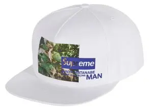 Supreme Junya Watanabe Cdg Nature 5-panel Cap - White