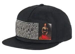 Supreme Joan Of Arc 5-panel Cap - Black