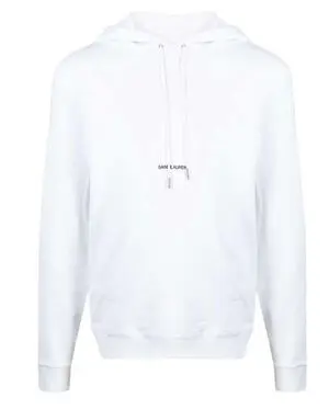 Saint Laurent Drawstring Sweatshirts Hoodies For Men