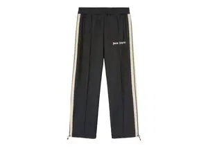 Palm Angels Loose Track Pants - Black/off White
