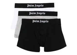 Palm Angels Logowaistband Boxers - Black/grey/white