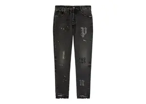 Palm Angels Logo Patches 5 Pockets Jean