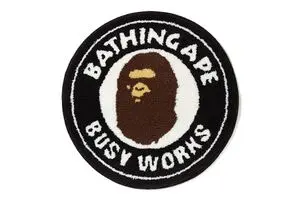 A BATHING APE Busy Works Rug - Black