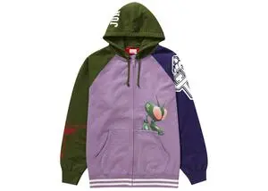 Supreme Junya Watanabe Cdg Zip Up Hooded Sweatshirt - Violet