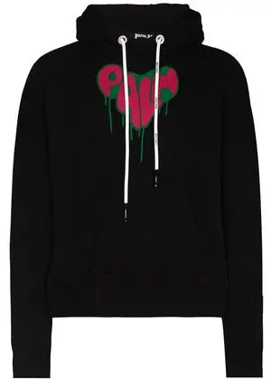 Palm Angels Palm Spray Heart Hoodie