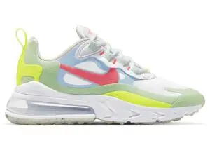 Nike Air Max 270 React Regrind - White/flash Crimson/cucumber Green