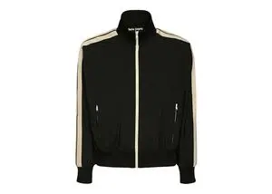 Palm Angels Nylon Track Jacket - Black/off/white