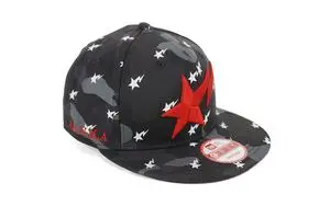 A BATHING APE Blvck Camo Sta Snapback - Black