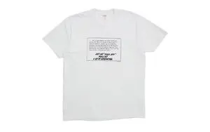 Supreme Just Say No Tee Shirt - White