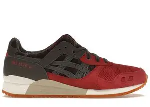 Asics Gel-lyte Iii Og Sneakers - Brisket Red Obsidian Grey