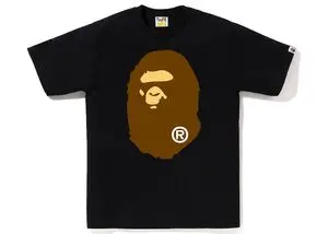 A BATHING APE Big Ape Head Tee Shirt - Black