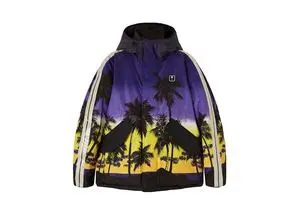 Palm Angels Palm Sunset Track Ski Jacket - Purple/black