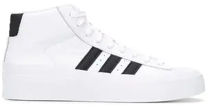 Adidas High Top Lace-up Sneakers - Cloud White/core Black