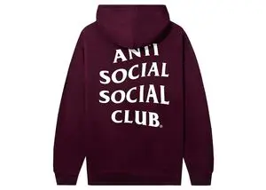 ANTI SOCIAL SOCIAL CLUB Mind Games Hoodie - Maroon