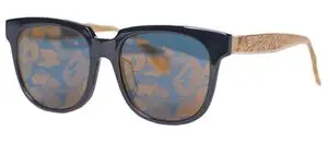 A BATHING APE Sunglasses - Black/gold