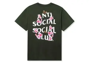 ANTI SOCIAL SOCIAL CLUB Kkotch Tee Shirt - Olive