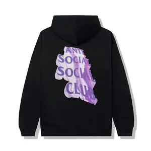 ANTI SOCIAL SOCIAL CLUB Heart As Rock Hoodie - Black