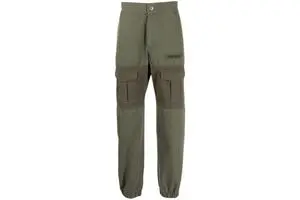Palm Angels Panelled Pocket Cargo Trousers
