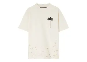 Palm Angels Pxp Painted Classic T-shirt - Butter/black