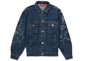 Supreme Shibori Denim Trucker Jacket