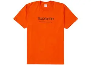 Supreme Shop Tee Shirt - Orange