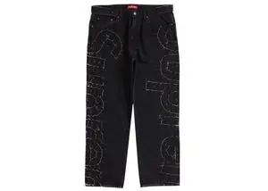 Supreme Shibori Loose Fit Jean - Black