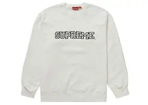 Supreme Shattered Logo Crewneck Sweatshirt - White