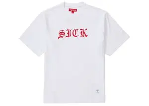 Supreme Sick Short Sleeve Top - White