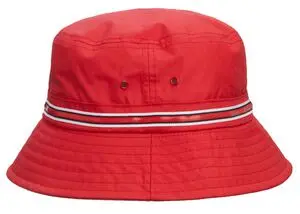 Supreme Silicone Stripe Crusher Hat - Red