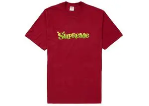 Supreme Shrek Tee Shirt - Cardinal