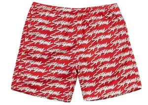 Supreme Signature Script Logo Water Short